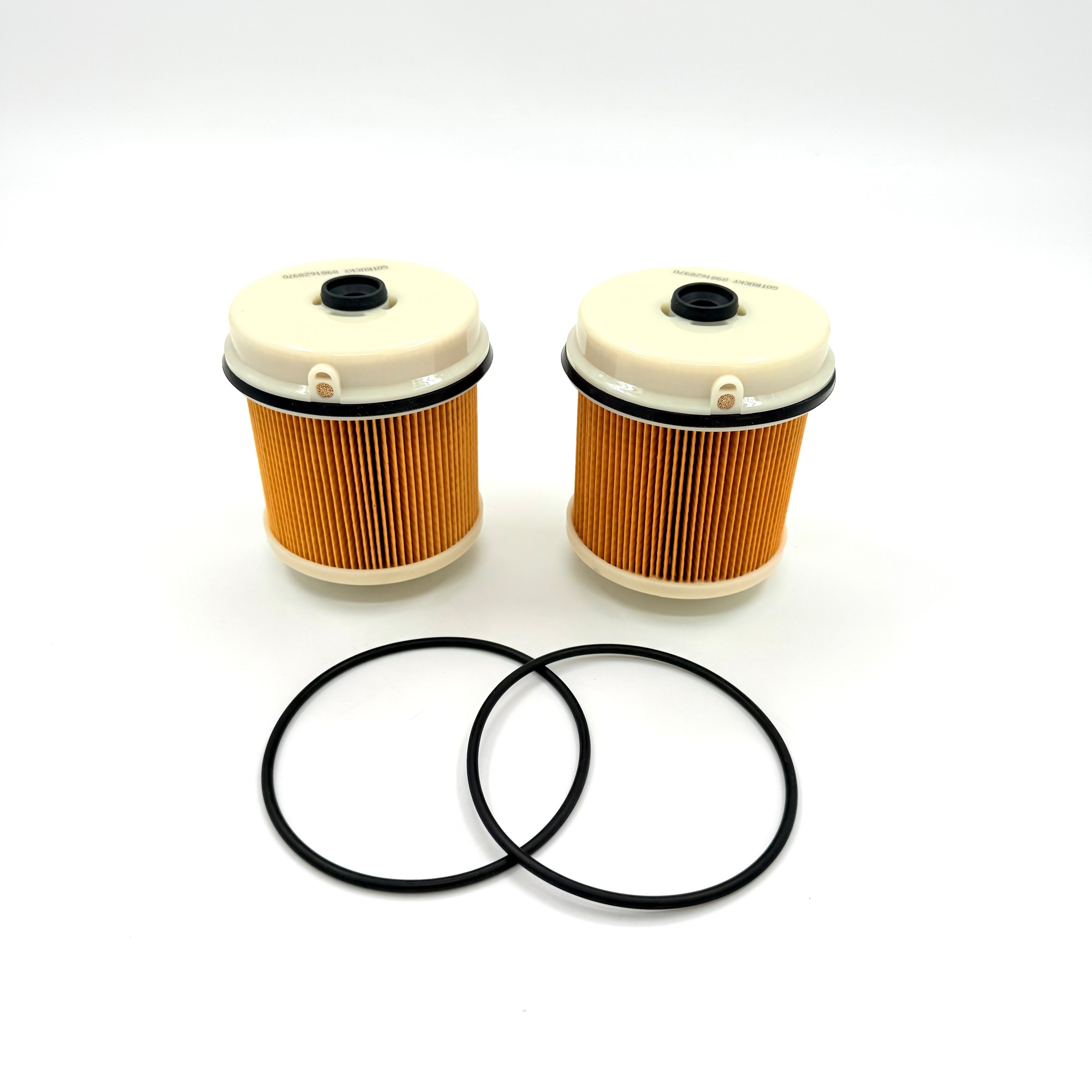 2x Fuel Filter Element for ISUZU NPR NQR NPR-HD 4JJ1 3.0 4HK1 5.2L 07-